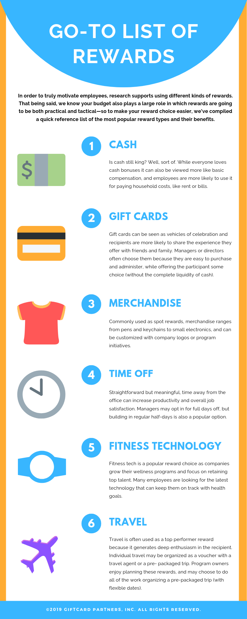 Top 6 Rewards That'll Wow Your Employees | GiftCard Partners